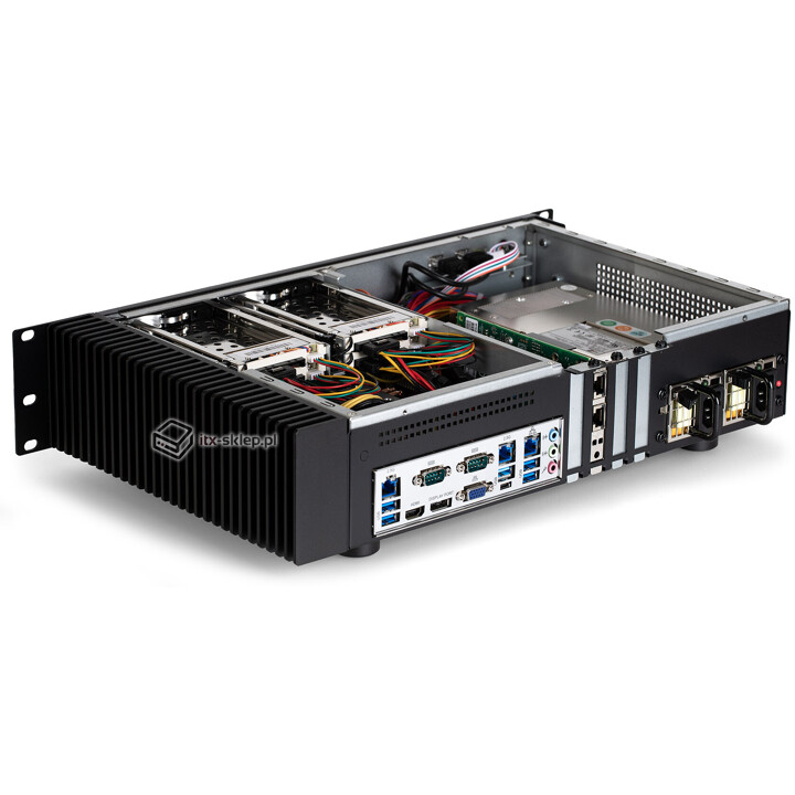Komputery przemysłowe Rack 1U i 2U | zasilanie redundantne - ITX-Sklep.pl