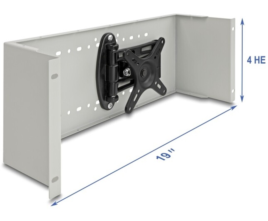 Uchwyt monitora 19" szary Delock 42640